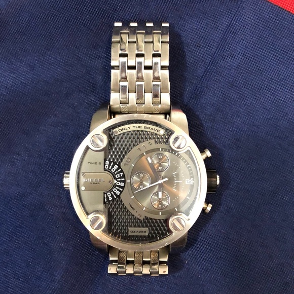 Diesel | Accessories | Diesel Only The Brave Little Daddy Dz7259 Watch ...